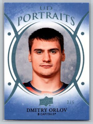 2018 Upper Deck #P-14 Dmitry Orlov Blue UD Portraits 3/5 CAPITALS | eBay