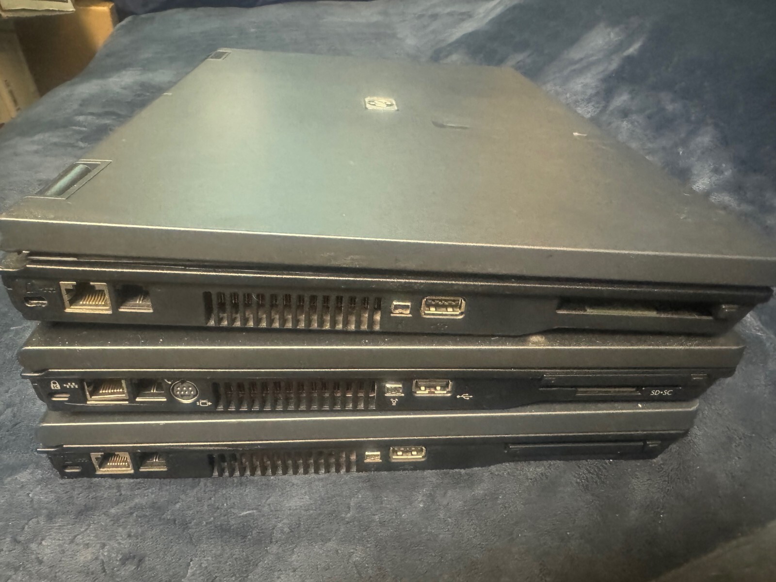 LOT OF 3 HP Compaq nx7300 nc8430 Intel Core Duo Centrino 2GB 15.6" No ...