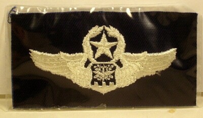 USAF Air Force Master Navigator Wings Badge Insignia Blue Fatigue Patch ...