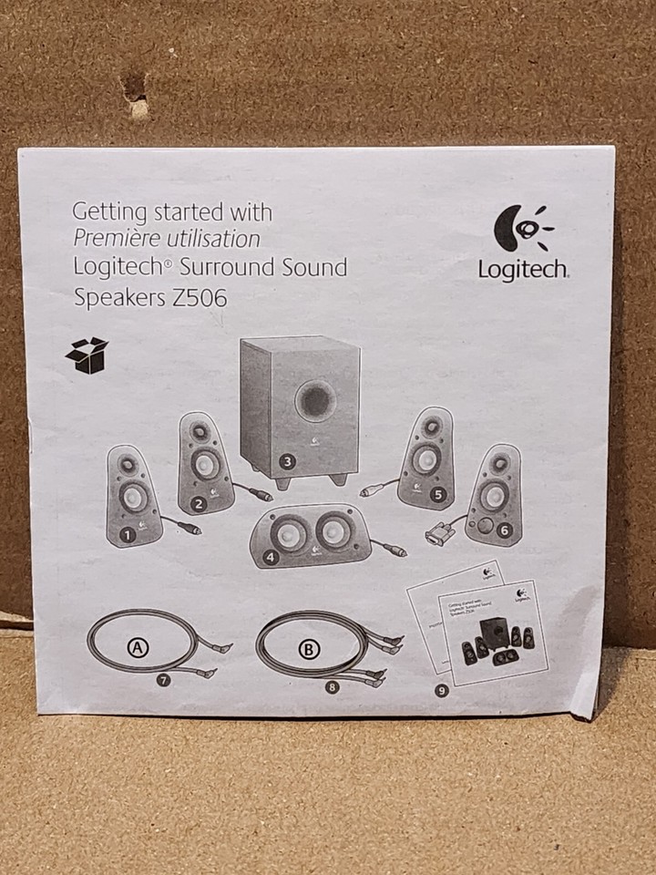 Logitech Z506 Surround Sound Speaker System 5.1 Sound w/3D Stereo Bass ...