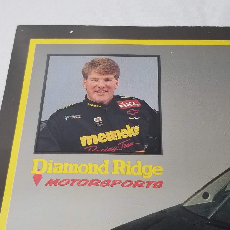Steve Grissom #29 Meineke Racing Team Autographed Signed Promo Photo ...