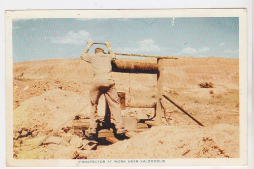 PROSPECTOR AT WORK KALGOORLIE WESTERN AUSTRALIA NUCOLORVUE POSTCARD | eBay