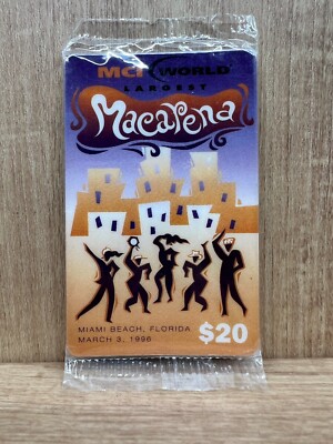 MCI Worlds Largest Macarena Miami Beach Florida 1996 Phone Card | eBay