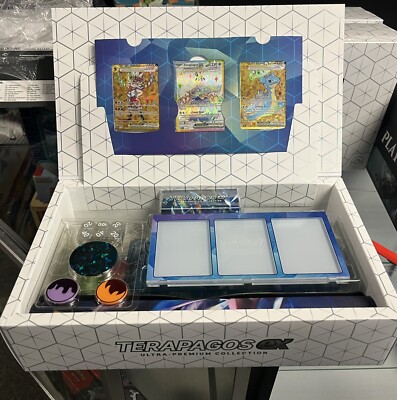 Terapagos ex UPC Open-PROMO Cards w/ Holder + Play Mat + Deck Box ...