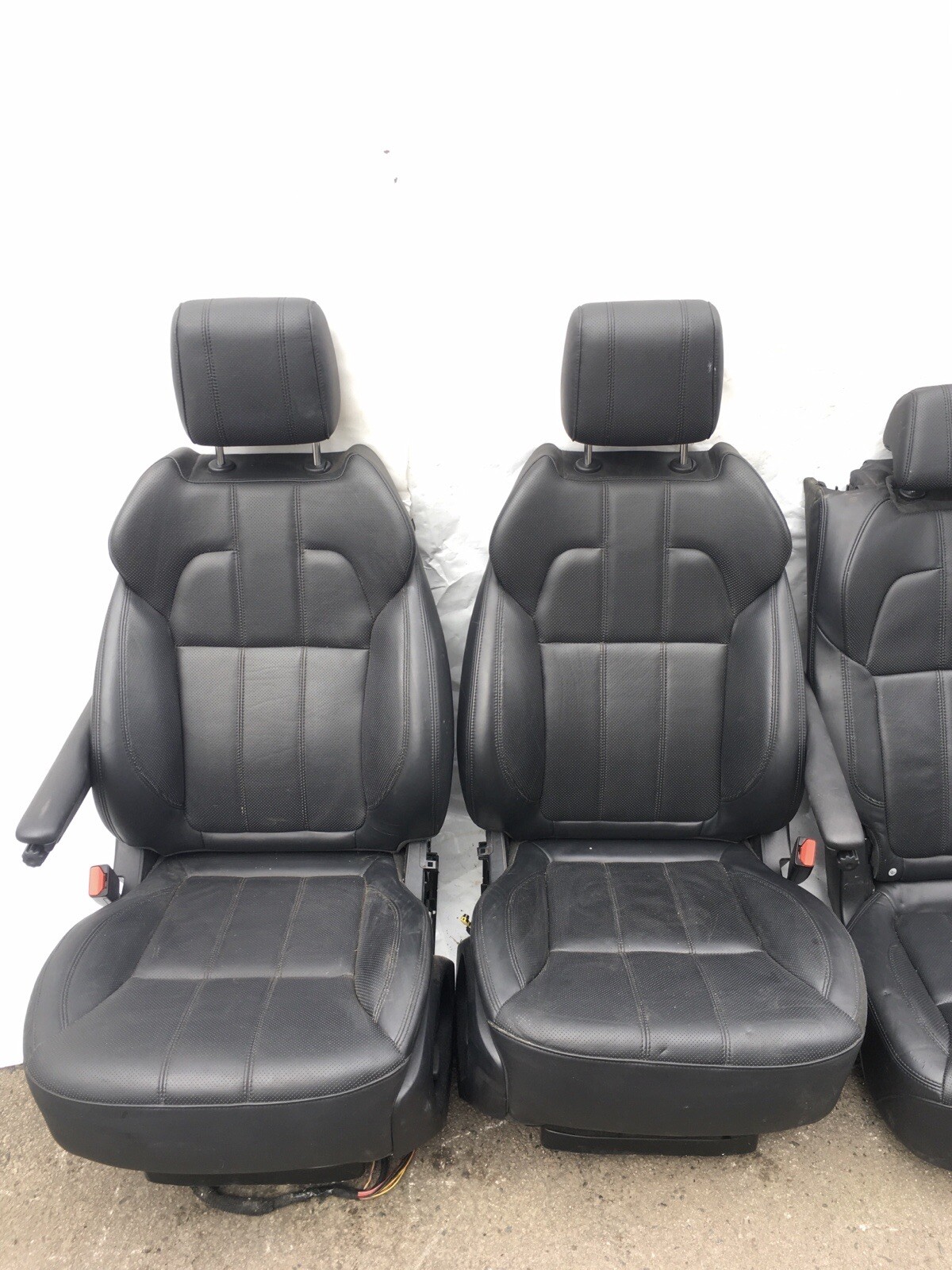 RANGE ROVER SPORT L494 FULL BLACK LEATHER 7 SEATS INTERIOR FRONT REAR ...