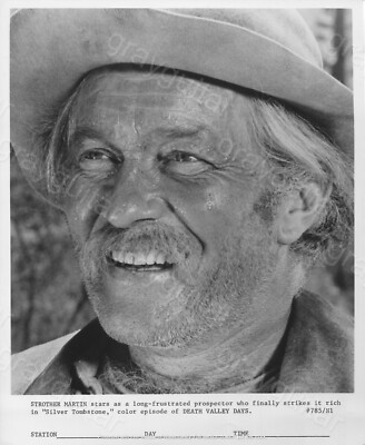 1967 Press Photo of Actor STROTHER MARTIN in DEATH VALLEY DAYS 8x10 Vtg ...
