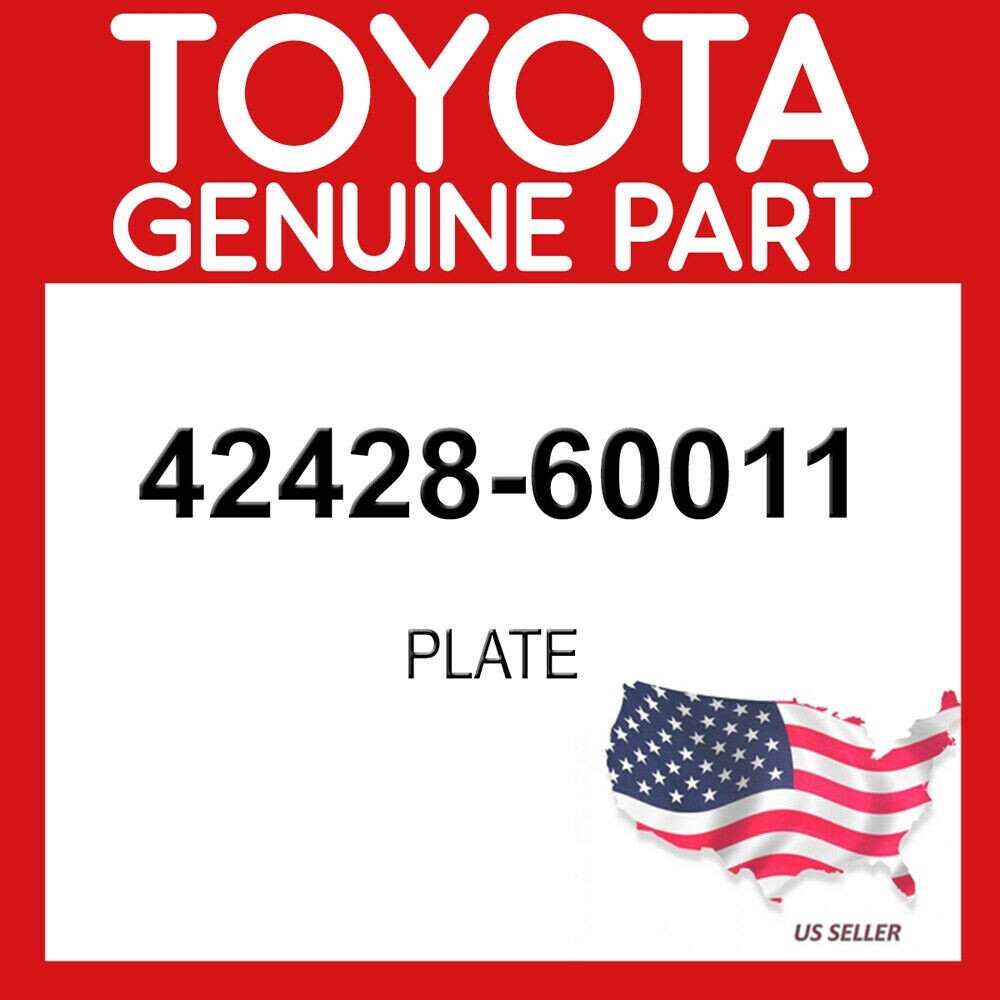 TOYOTA GENUINE 42428-60011 PLATE OEM | eBay