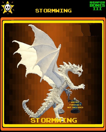 Bones 3,Stormwing,Reaper Miniatures,Dark Heaven,Kickstarter,NEW,Dragon ...