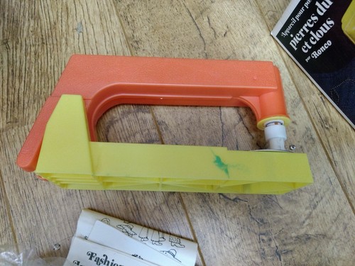 Vtg 1974 Ronco Rhinestone & Stud Setter Bedazzler Crafts Box ...