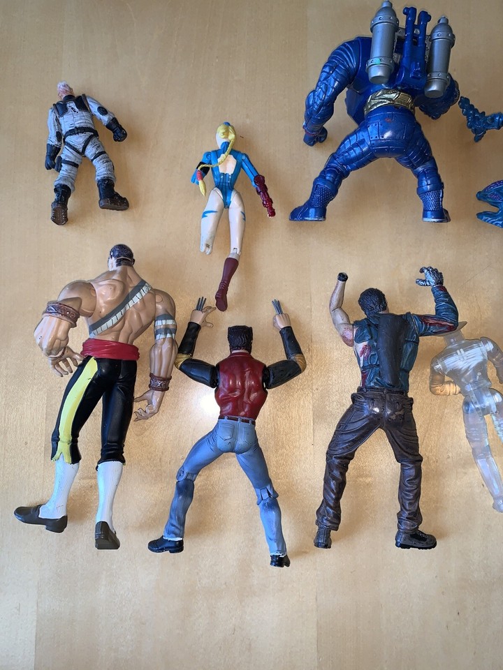 Action Figures - All Have Missing Body Parts All Are Defective Broken ...