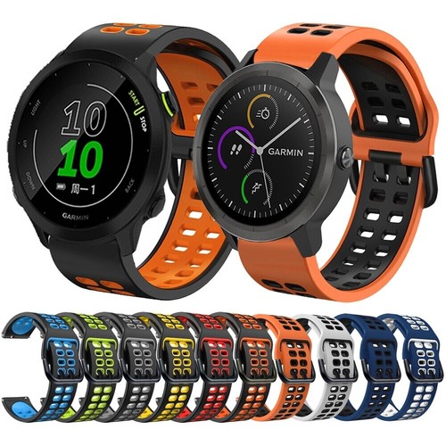 For Garmin Vivoactive Forerunner Strap Silicone Fitness Wrist Watch ...