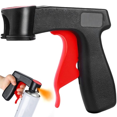 Aerosol Spray Can Gun Handle Full Grip Plastic Trigger Locking Painting ...