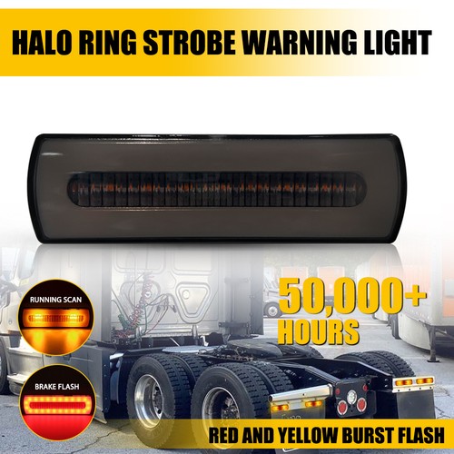 Halo Ring Dual Function Red LED Strobe & Amber Halo/Marker Light R65 ...