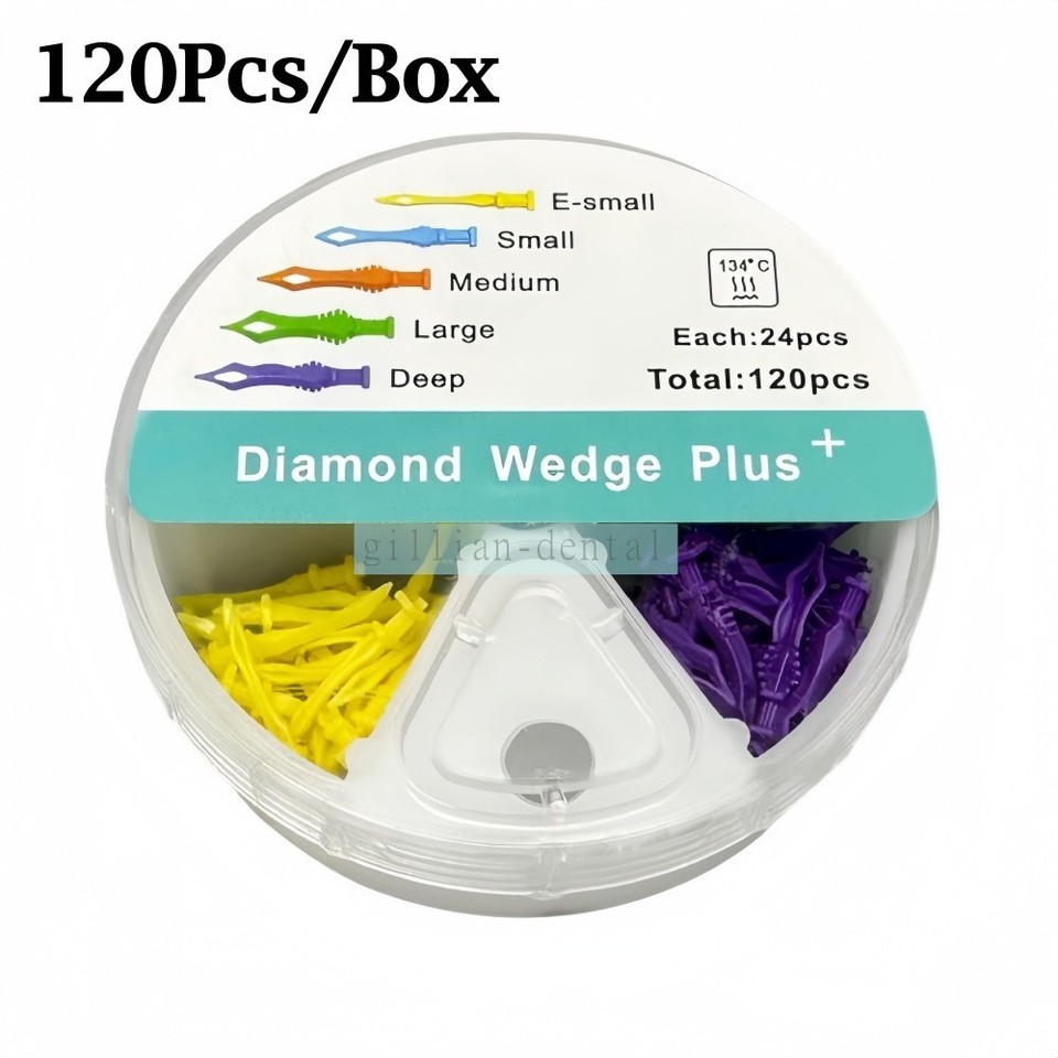 Dental Diamond Wedges Sectional Matrix System Disposable Plastic Tooth ...