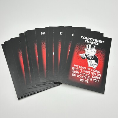 Monopoly Cheaters Edition 15 Cheat Cards 2017 Replacement Pieces Parts ...