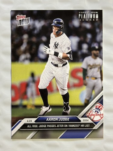 Aaron Judge - 2024 MLB TOPPS NOW Card 117 - Platinum Member Parallel SP ...