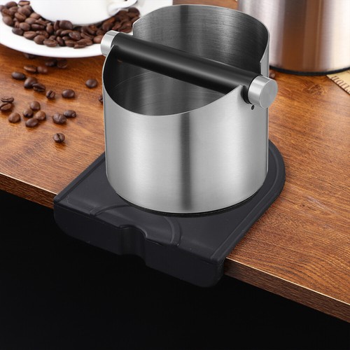 Coffee Grounds Bucket Espresso Machine Knock Boxes Stainless Steel ...