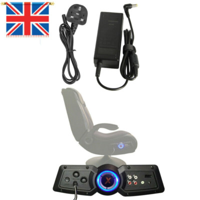 12V Gaming Chair Seat Charger for X Rocker Chair Power Supply Cord AC ...
