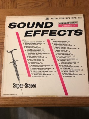 Sound Effects Volume 3 Album | eBay