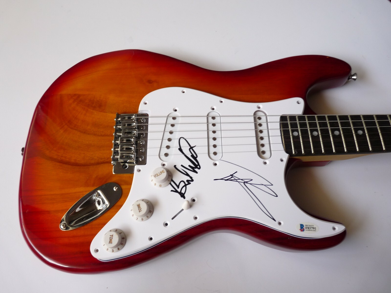 Brad Whitford Tom Hamilton Aerosmith Signed Autographed Guitar Beckett ...