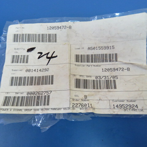 Delphi 12059472 Qty of 10 per Lot Automotive Connectors CON MP 150 480 ...