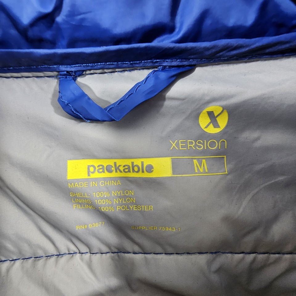 XERSION PACKABLE men’s jacket size Medium | eBay
