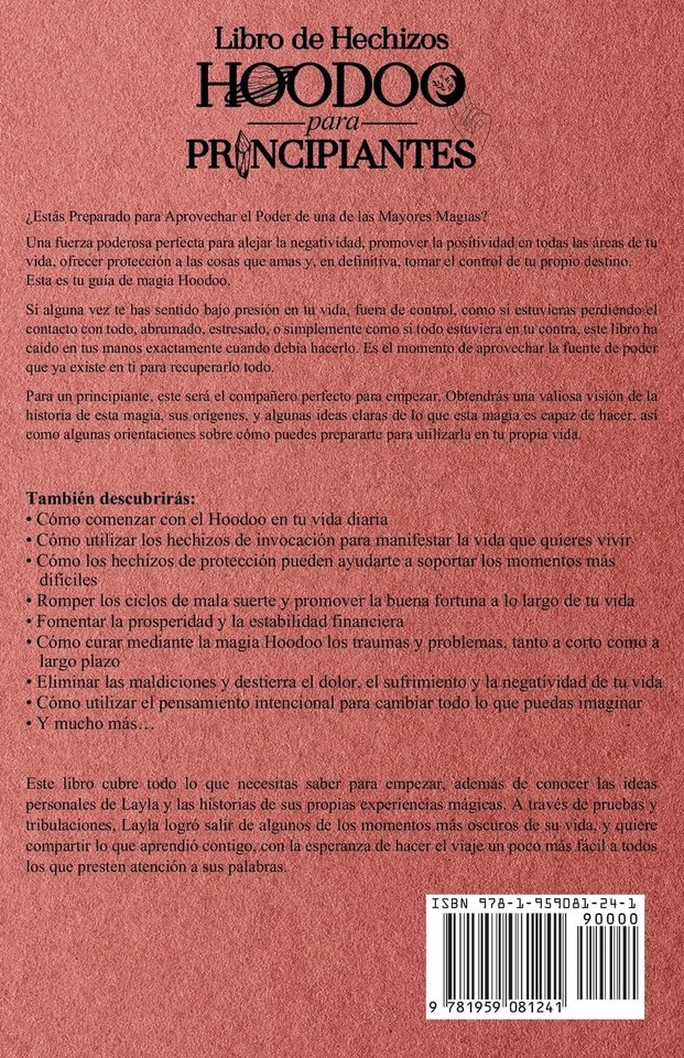 Layla Moon Libro de Hechizos Hoodoo para Principiantes (Paperback) (UK ...