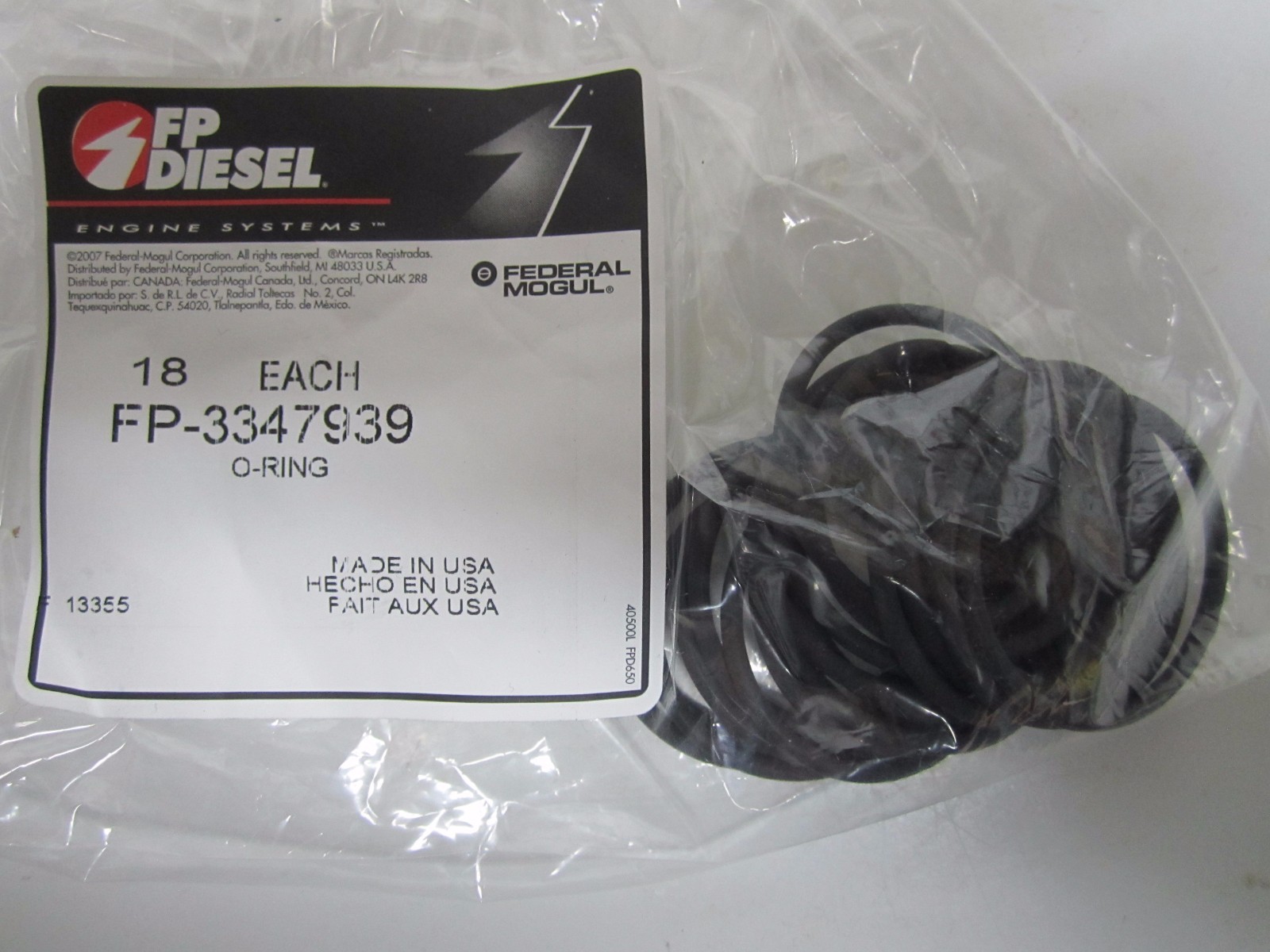 Cummins ISX QSX Series Diesel Fuel Injector O-Ring (18) FP DIESEL FP ...