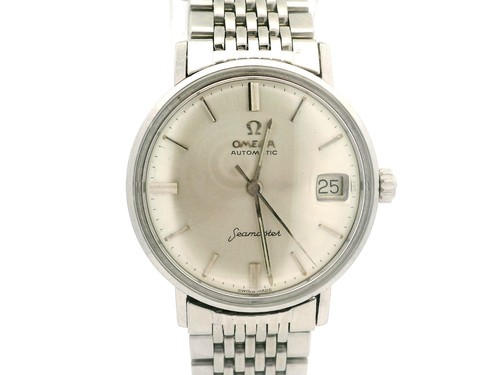 Vintage 34mm Stainless Steel Omega Seamaster Automatic Self Winding ...