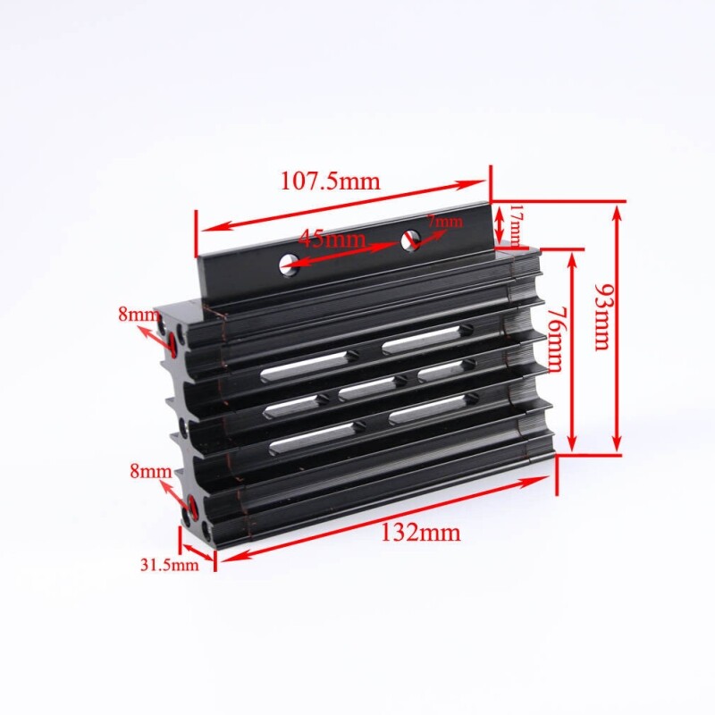 CNC Oil Cooler Cooling Radiator for 140cc 150cc PIT PRO Dirt Bike ...