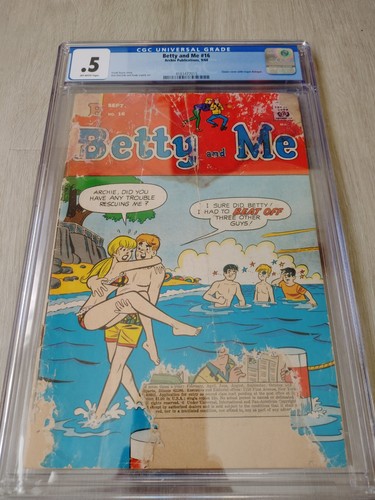 Betty and Me #16 (ARCHIE COMICS Sept 1968) CGC 0.5 Innuendo Risqué ...