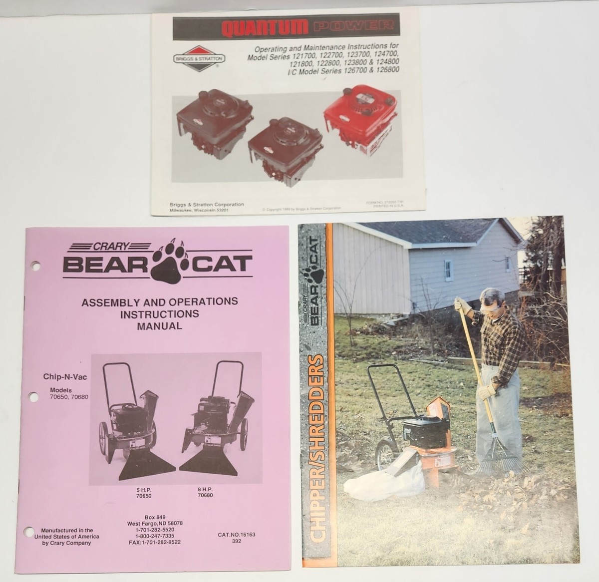 Crary Bearcat Wood Chipper Shredder BEAR CAT SC5540 Wood Chippers For