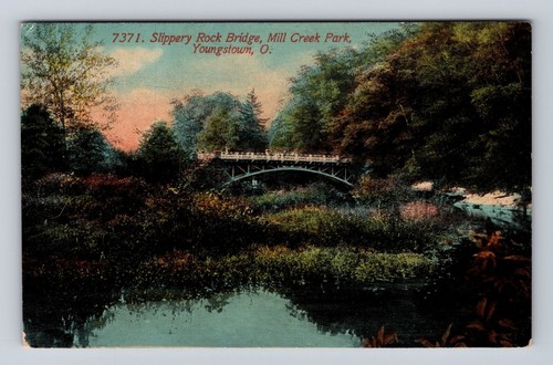 Youngstown OH-Ohio, Slippery Rock Bridge, Mill Creek Park, Vintage ...