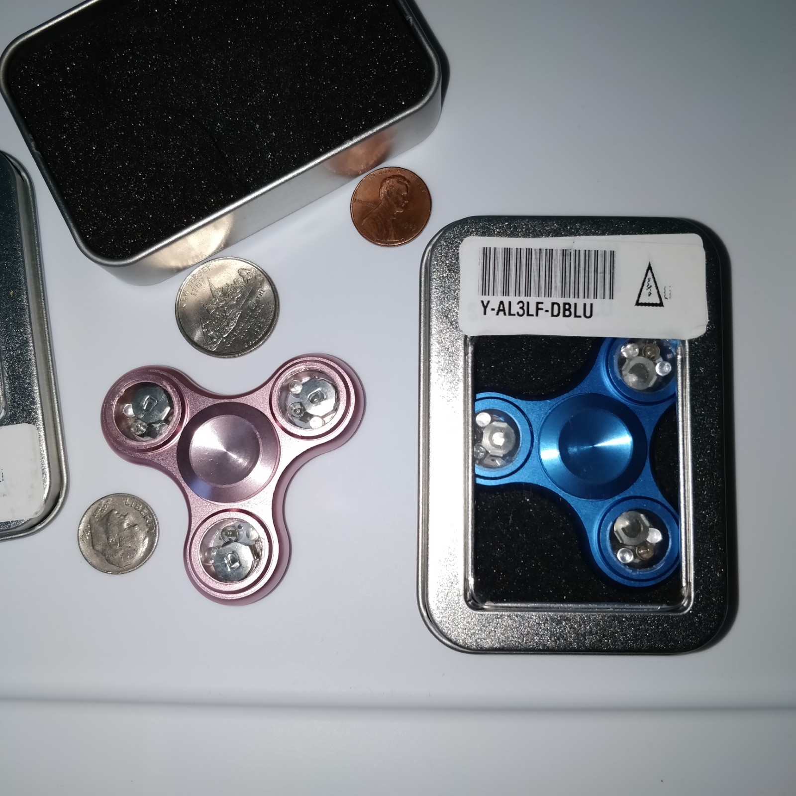 Mini Figit Spinner Blue, Pink | eBay