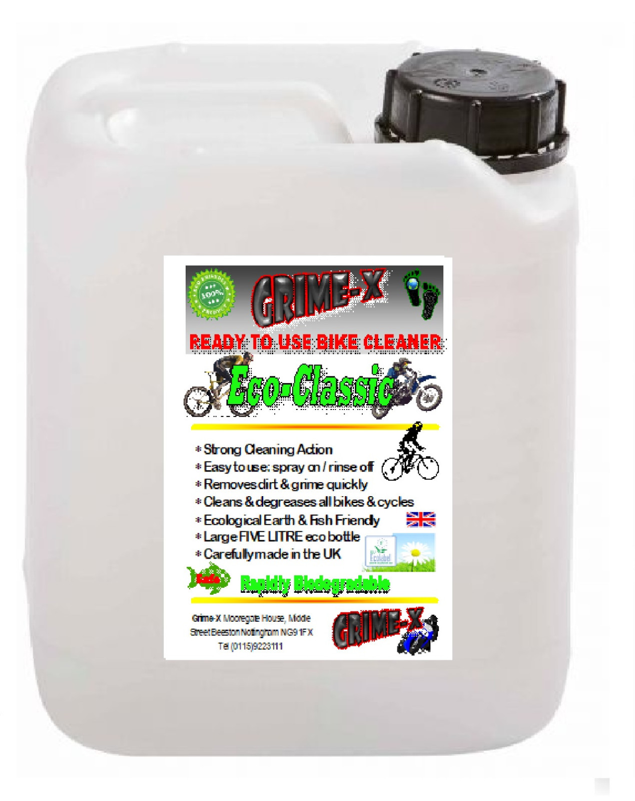 5 Litre Biodegradable Ecological Bike Cycle Bicycle Cleaner Degreaser ...