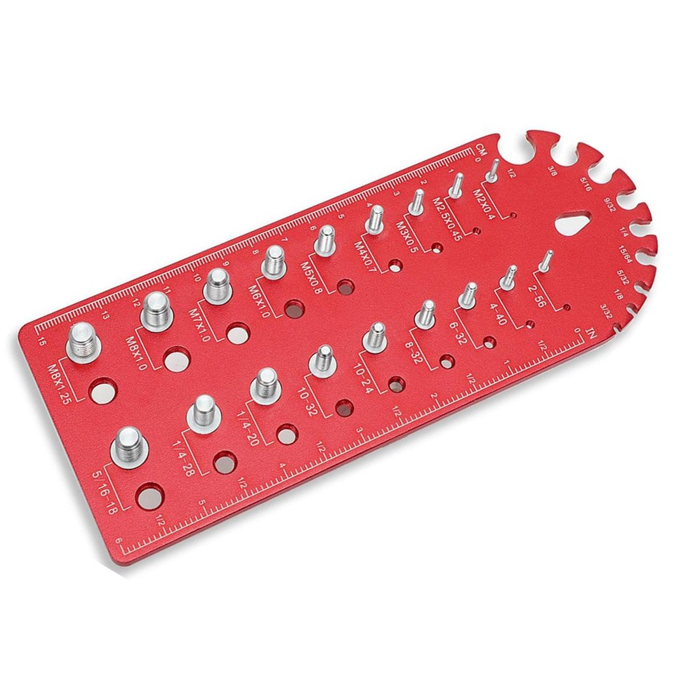 Bolt Size And Thread Identifier Metric Bolt And Nut Gauge Durable 18 ...