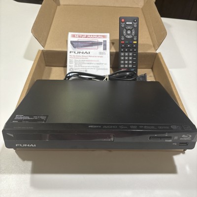 FUNAI Blu-Ray Disc Smart DVD Player w built-in Wi-Fi Apps. NB620FX4 NEW ...