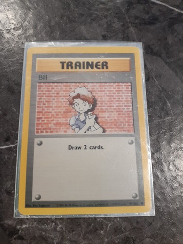 1995 trainer bill pokemon card | eBay