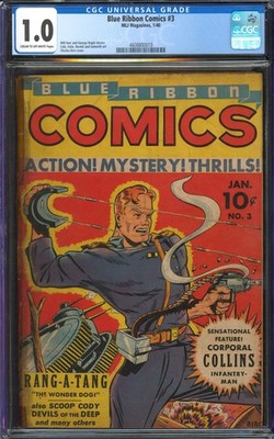 Blue Ribbon Comics #3 CGC 1.0 | MLJ Magazines 1940 | Classic Charles ...