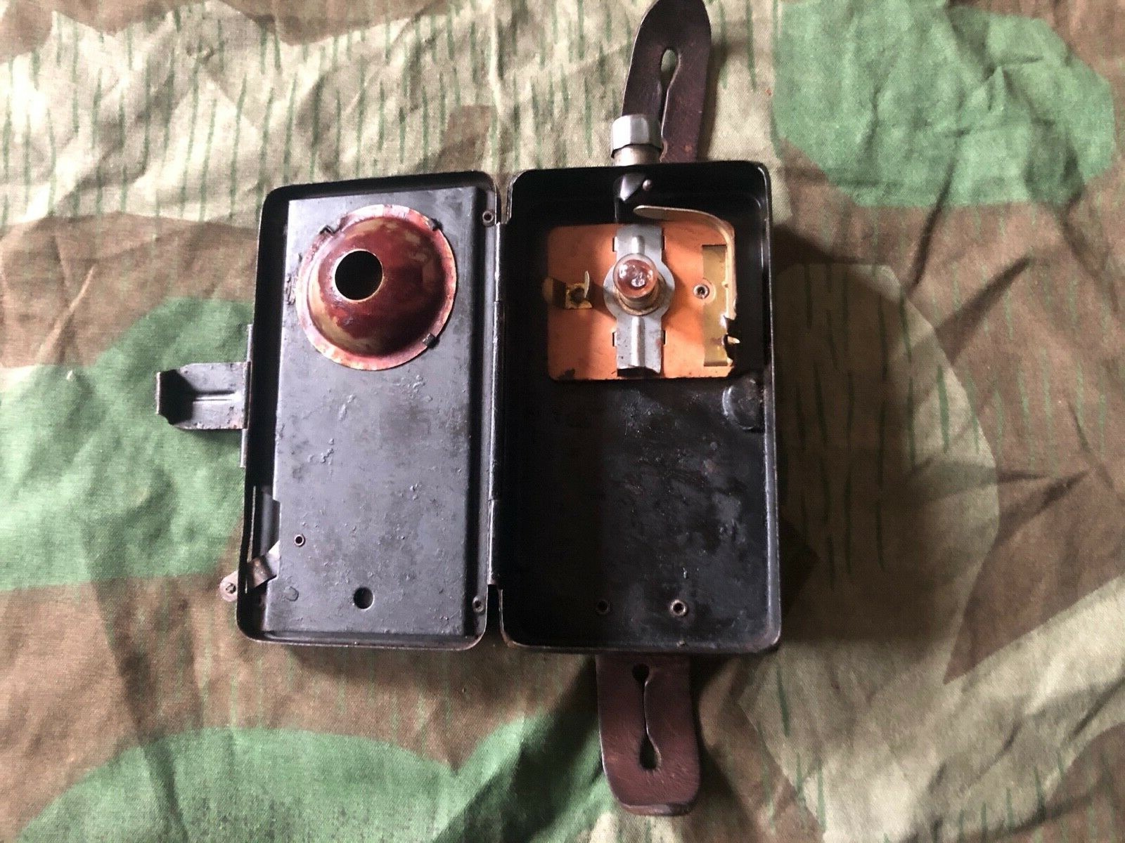 WW2 WWII GERMAN TORCH FLASHLIGHT LATERN PERTRIX 679L WEHRMACHT MILITARY ...