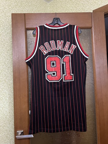 2014 NBA CHICAGO BULLS #91 RODMAN ADIDAS RARE RETRO MENS SWINGMAN ...