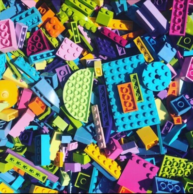 ☀️100 PIECES GIRL COLORS BRAND NEW LEGO LEGOS HUGE BULK LOT BRICKS ...