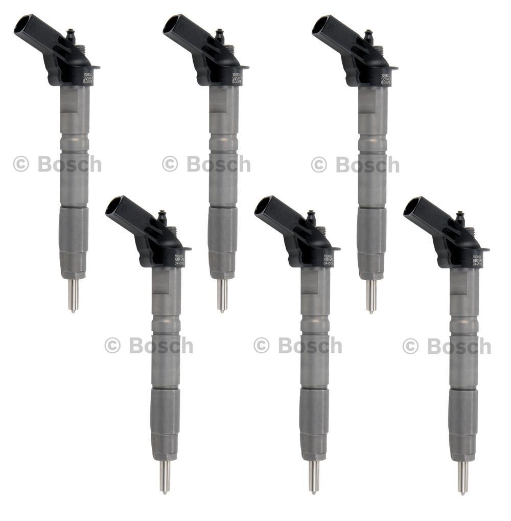 Set of 6 Bosch Fuel Injectors Rebuilt for Dodge Sprinter 2500 3500 3.0 ...