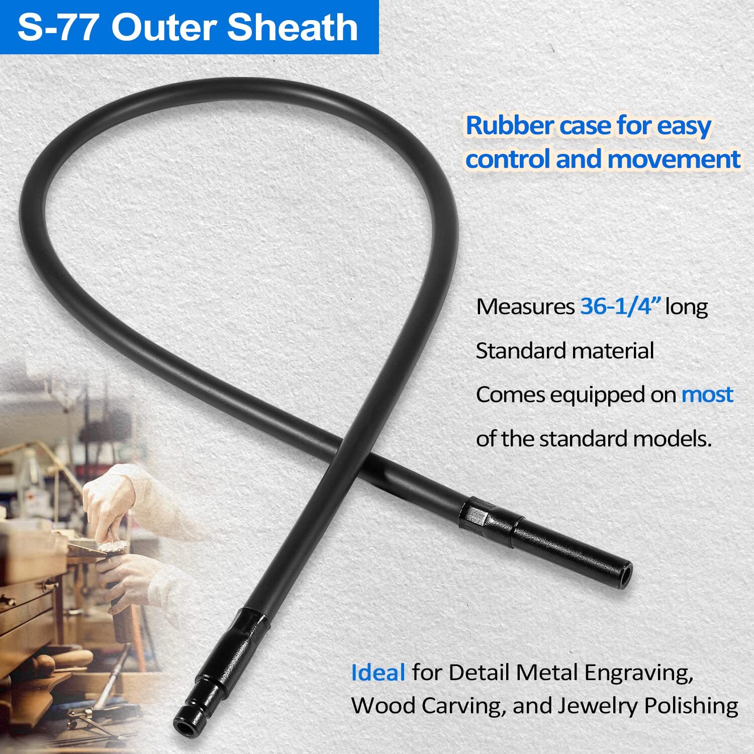 Flexshaft Inner Shaft Cable & Outer Sheath Set for Foredom CC LR S SR ...