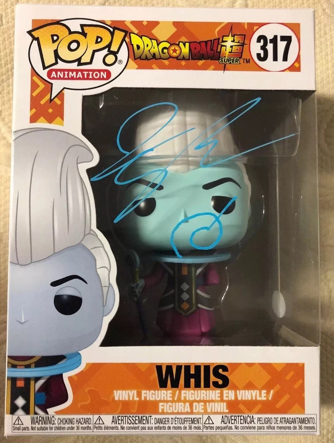 Ian Sinclair Signed Autographed Whis Funko Pop Dragon Ball Z JSA ...
