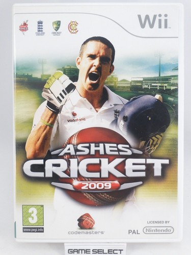 ASHES CRICKET 2009 NINTENDO WII e WIIU U PAL EUR ORIGINALE COMPLETO ...