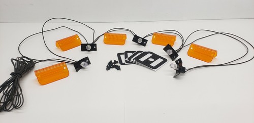 Amber Lund Visor Cab Moon Sun Lens Kit Lenses / Gaskets & LED Wiring ...