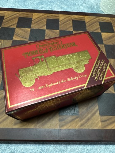 Matchbox Models Of Yesteryear Y-9 Leyland 3 ton subsidy lorry/ limited ...