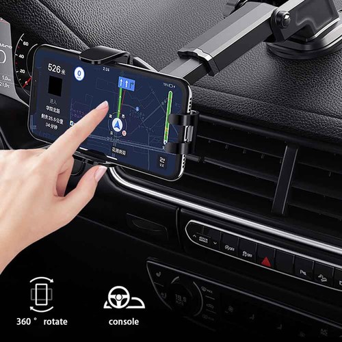 360 Degree Rotatable Windscreen Cradle Suction Cup Car Phone Holder ...