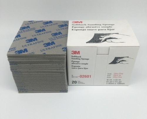 3M 02601 Softback Sanding Sponge Ultrafine- 20 Count/BOX | eBay